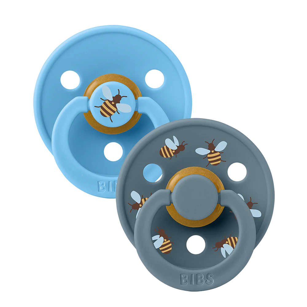 BIBS Studio Colour 2 pack Bumblebee Breeze/Petrol – Whole Bubs