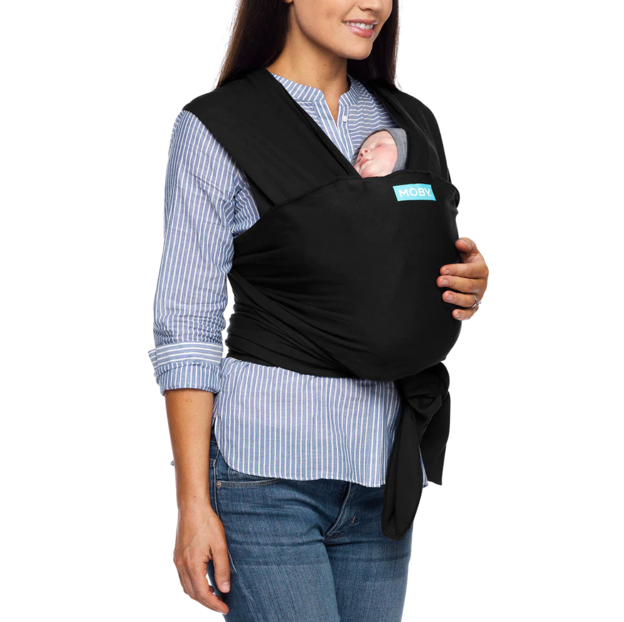 Moby Evolution Wrap Black – Whole Bubs