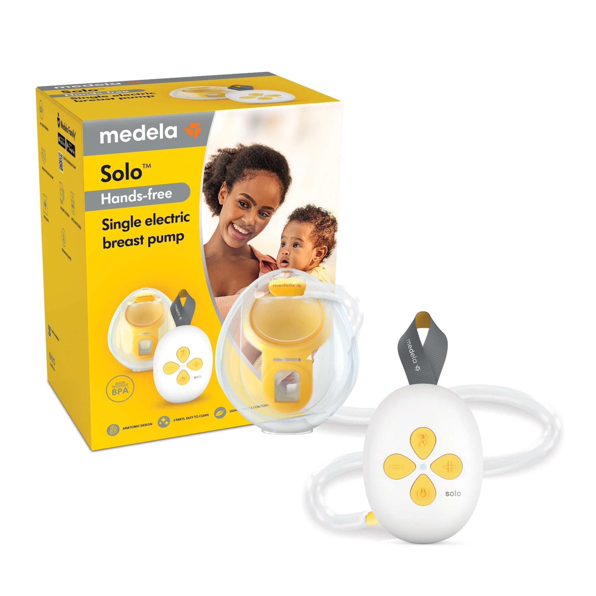 Medela Solo Hands-free Single electric breast pump – Whole Bubs