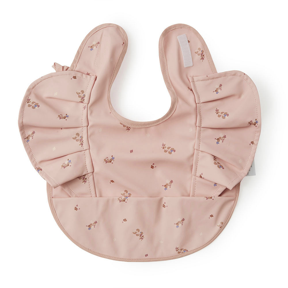 Snuggle Bib Waterproof Posy Frill – Whole Bubs
