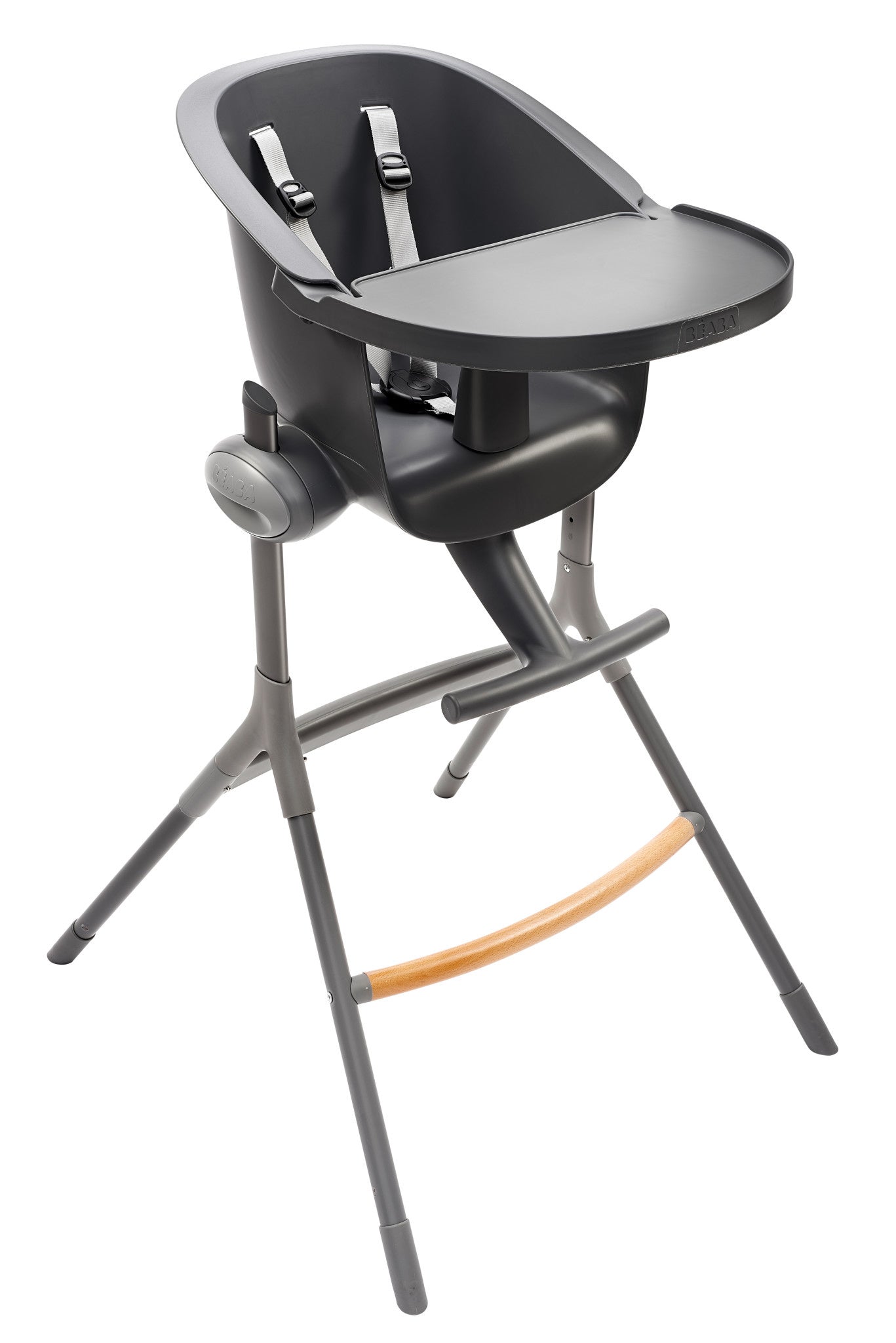 Beaba Up & Down High Chair - Mineral Grey – Whole Bubs