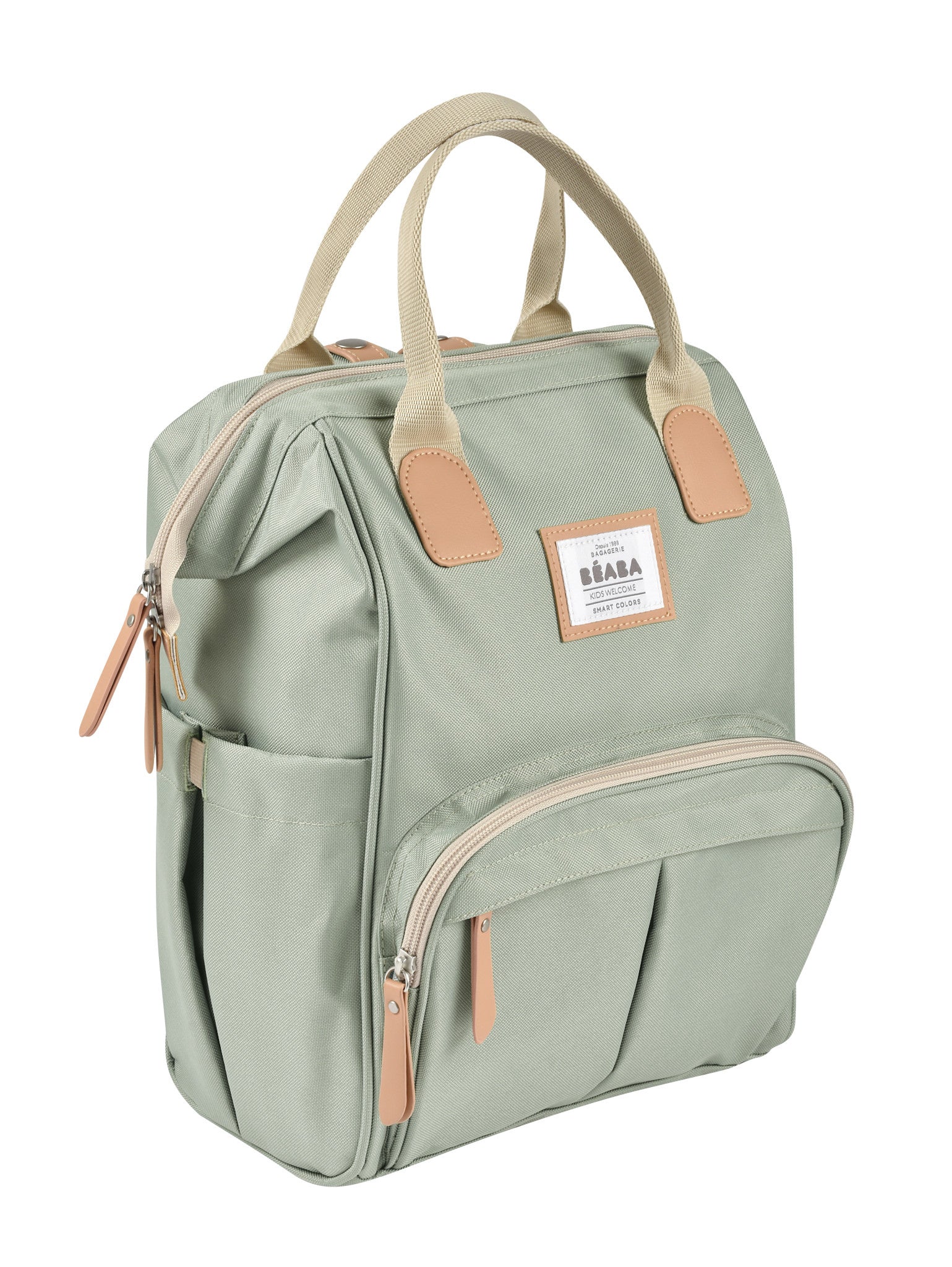 Beaba Wellington Nappy Bag Backpack - Sage Green – Whole Bubs