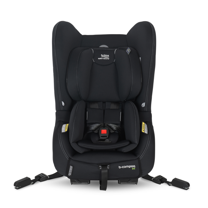 Britax Safe-n-Sound B Compaq ifix tex-Black(3675)-Townsville Store Ex ...