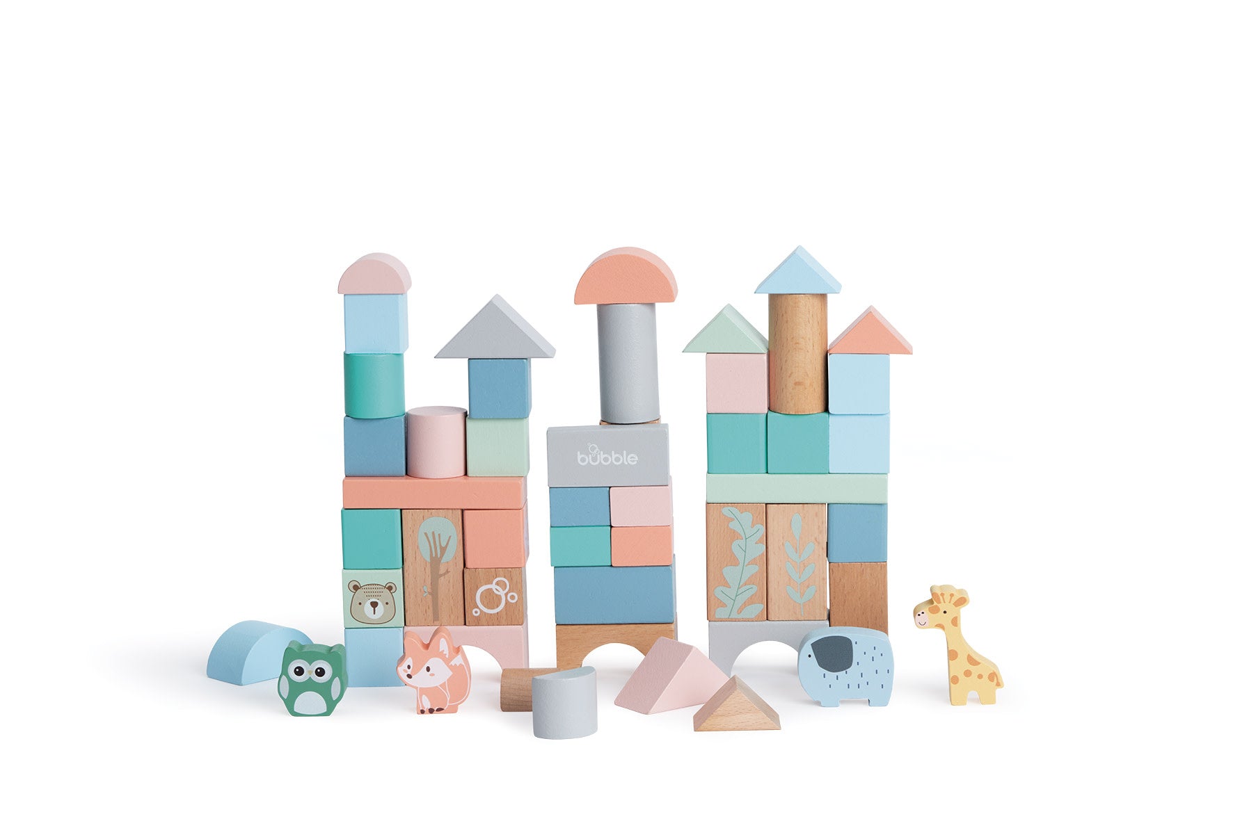 Bubble Wooden Activity Blocks – Whole Bubs