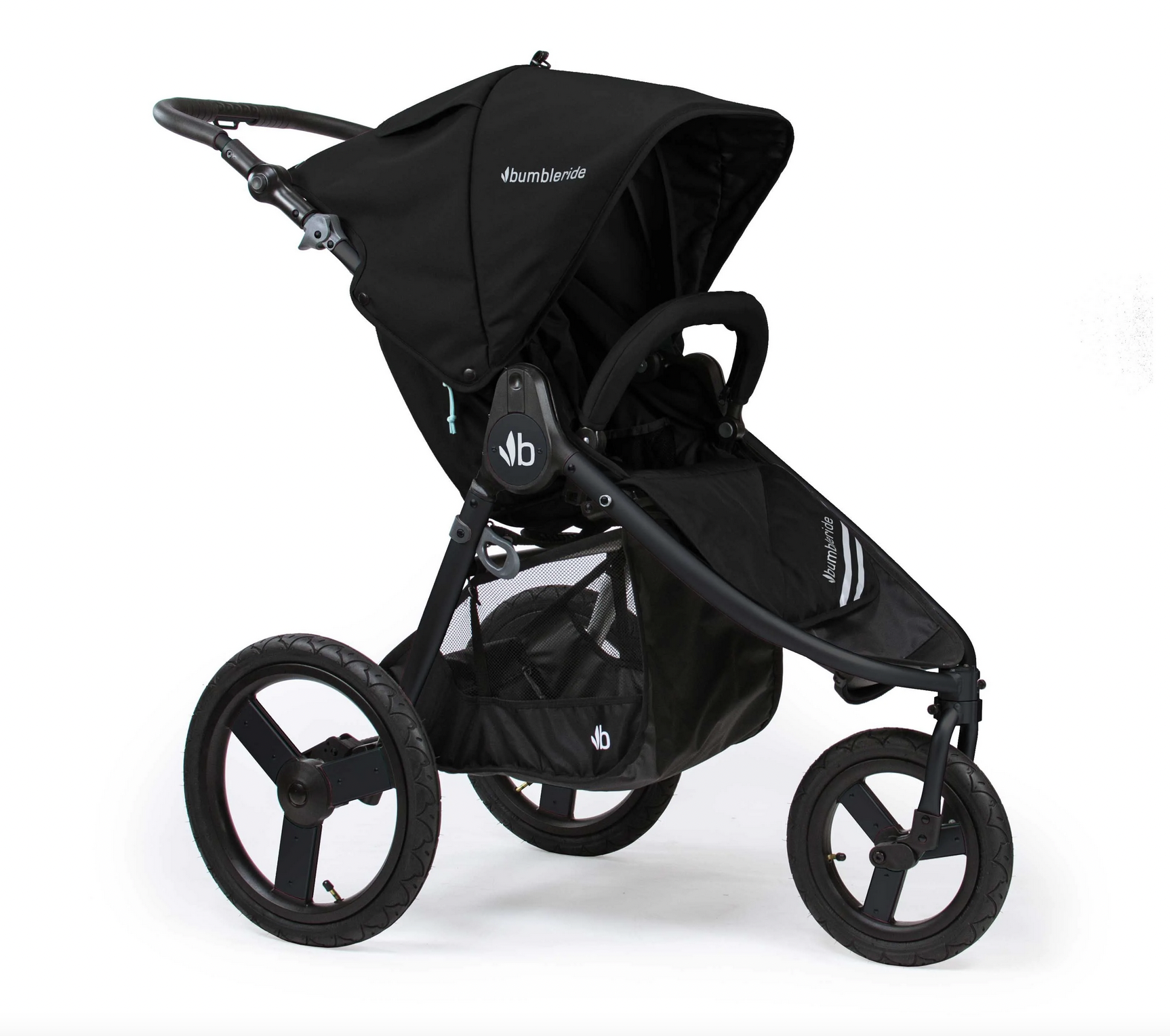 Bumbleride Speed Stroller-Black with Matt Black Frame – Whole Bubs
