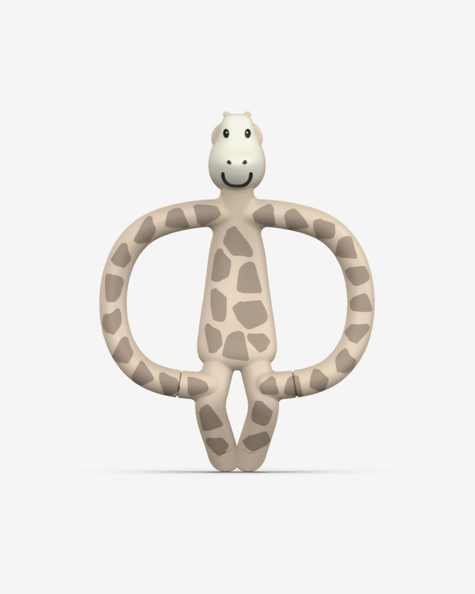 Matchstick Monkey Animal Teether-Giraffe Anti Microbial – Whole Bubs