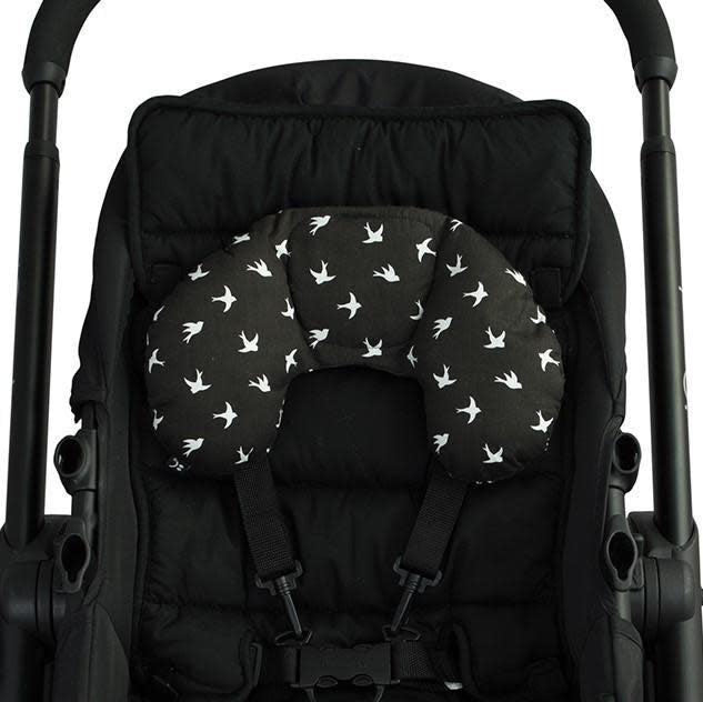 Outlookbaby Head Hugger Neck Support Black Swallow – Whole Bubs