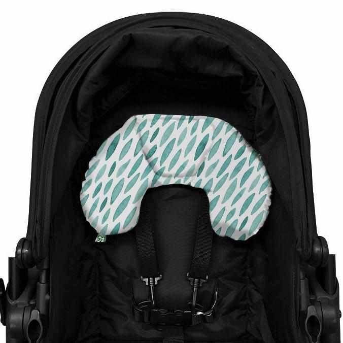 Outlookbaby Head Hugger Neck Support Teal Drops – Whole Bubs