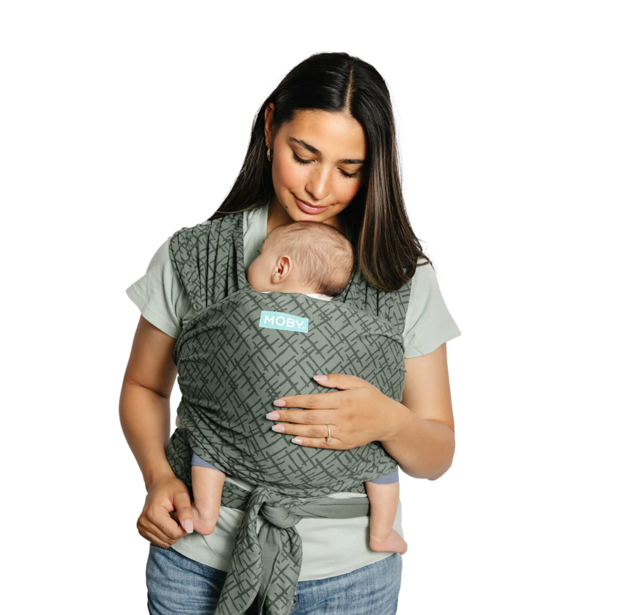 Moby Classic Wrap Olive Etch – Whole Bubs