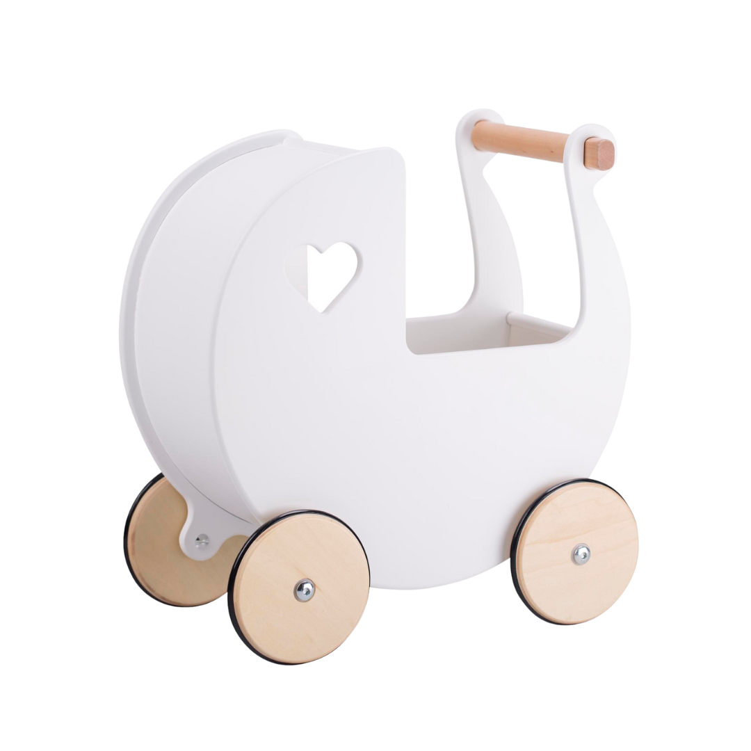 Moover Toys Classic Dolls Pram White – Whole Bubs