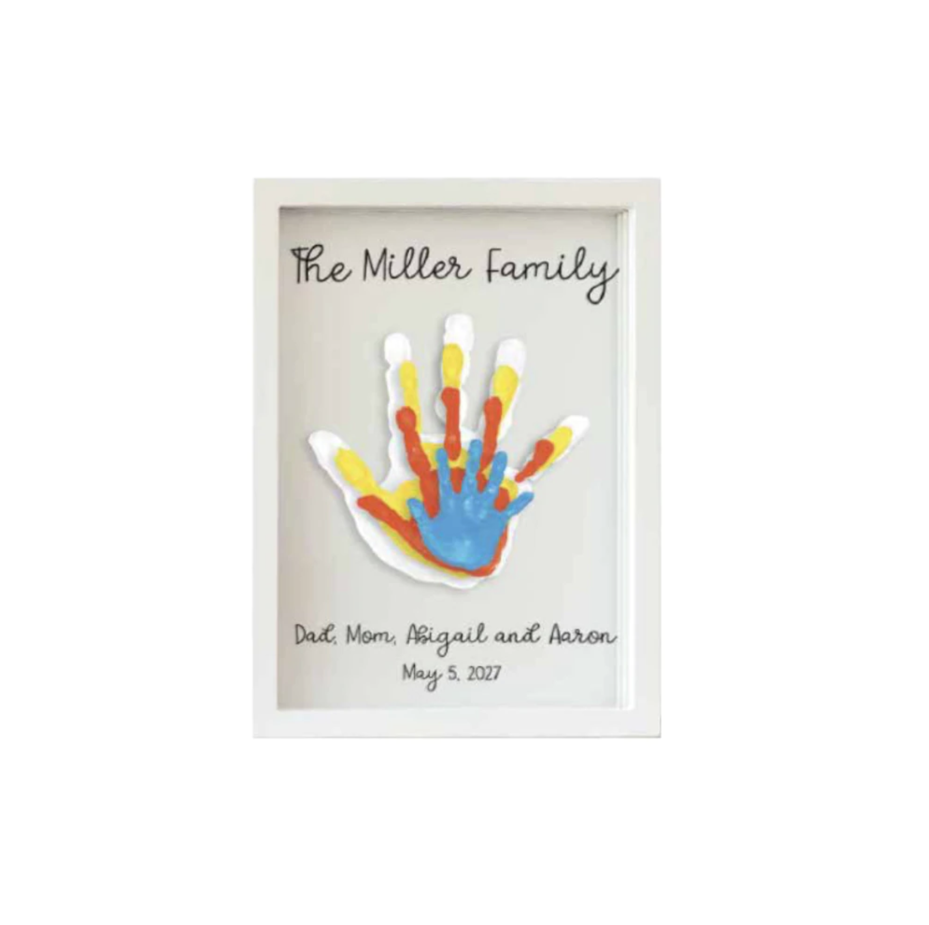 Pearhead Clear Family Print Frame – Whole Bubs