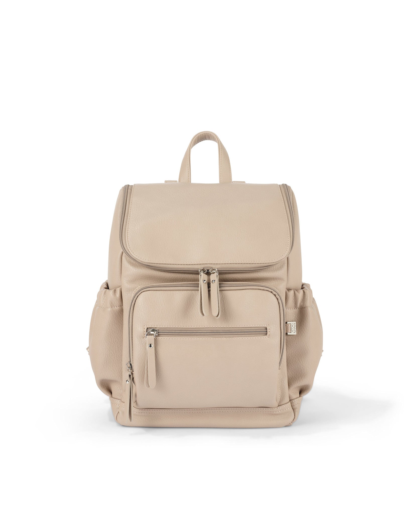 OiOi Mini Signature Backpack - Oat Vegan Leather – Whole Bubs